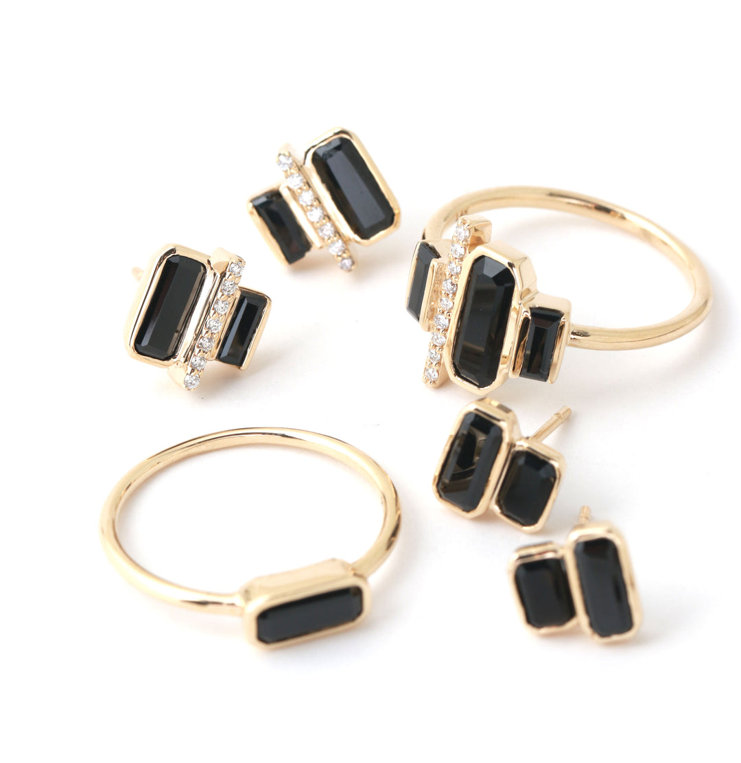 Cityscape Triple Spinel and Diamond Tower Ring – Melissa Joy Manning Inc.